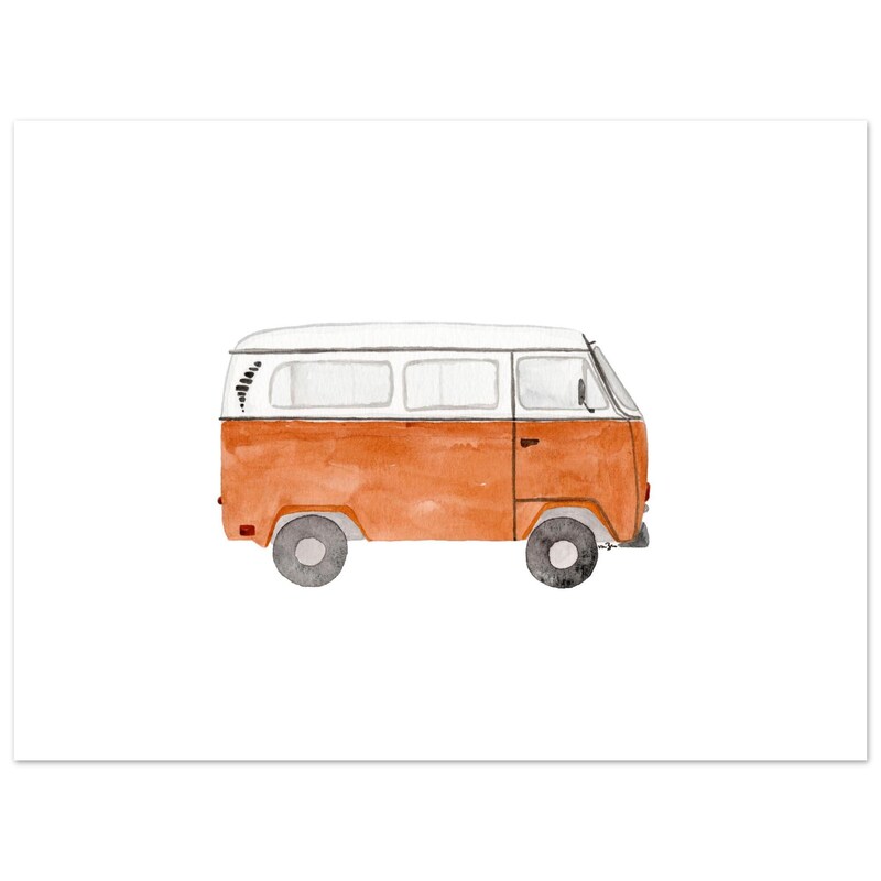 Vw Bus Art - Etsy