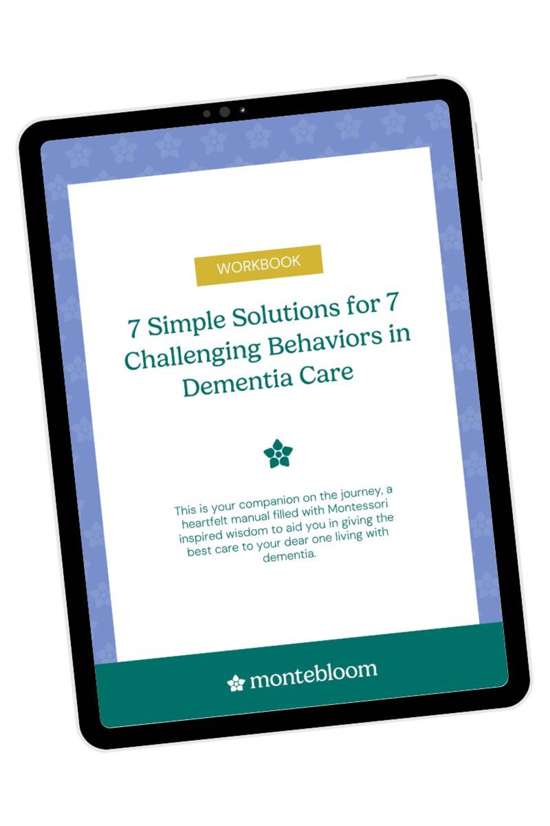 50 Page Workbook to Reduce Behaviors in Dementia Care, Printable PDF ...