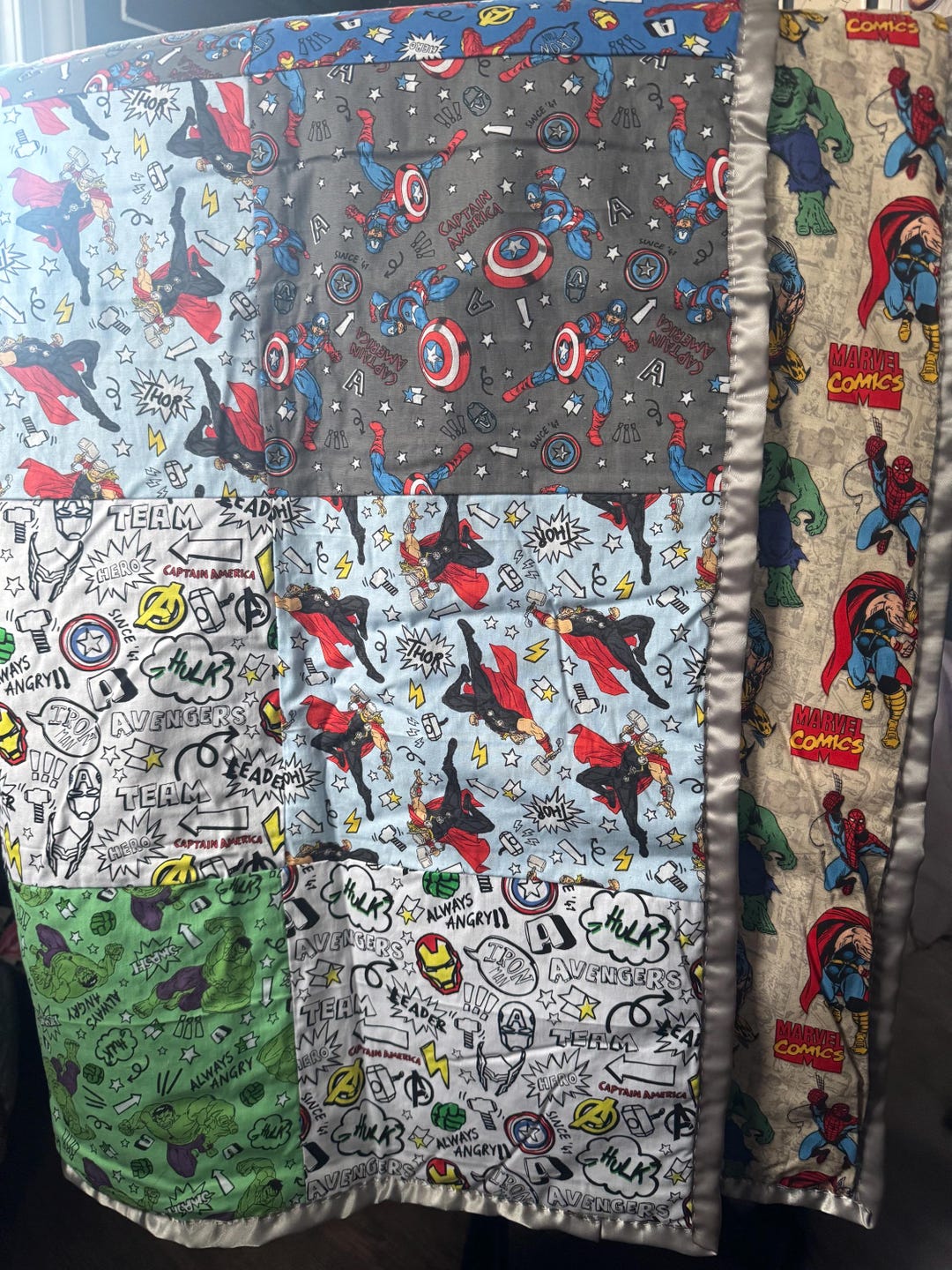 Marvel Avengers Baby Quilt - Etsy