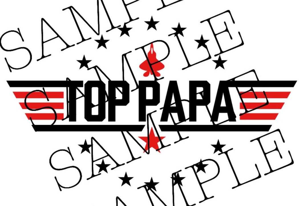 Top Papa Svg File - Etsy