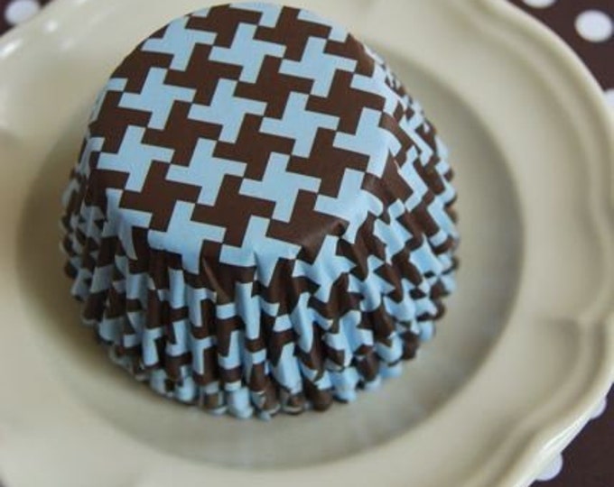 Windmill Blue and Brown Cupcake Liners 45 - Etsy