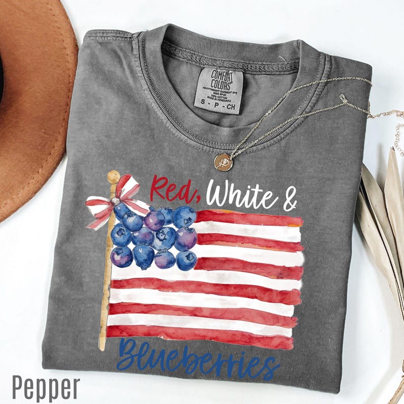 Red, White and Blueberries T-shirt, Blueberry Budget, Charlie Kirk ...