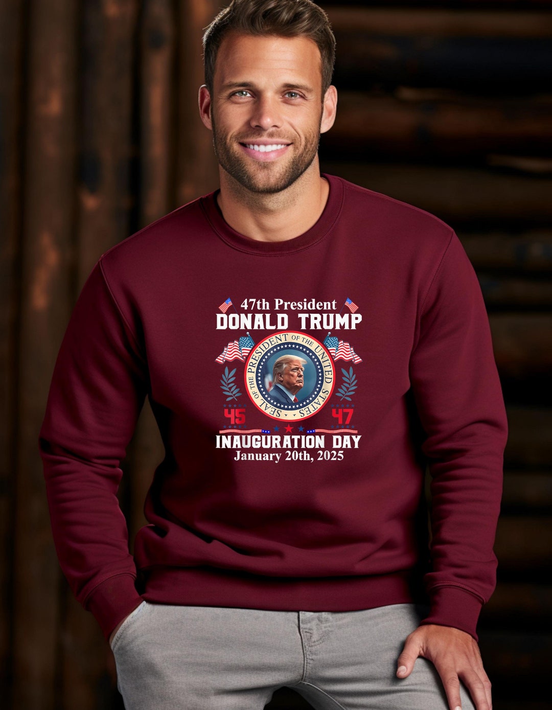 Trump Inauguration Day Sweatshirt, Trump Vance, Inauguration Day 2025 ...