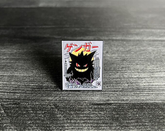 Gengar Enamel Pin Ghost Pokémon Collectible Pin Unique Anime Accessory ...