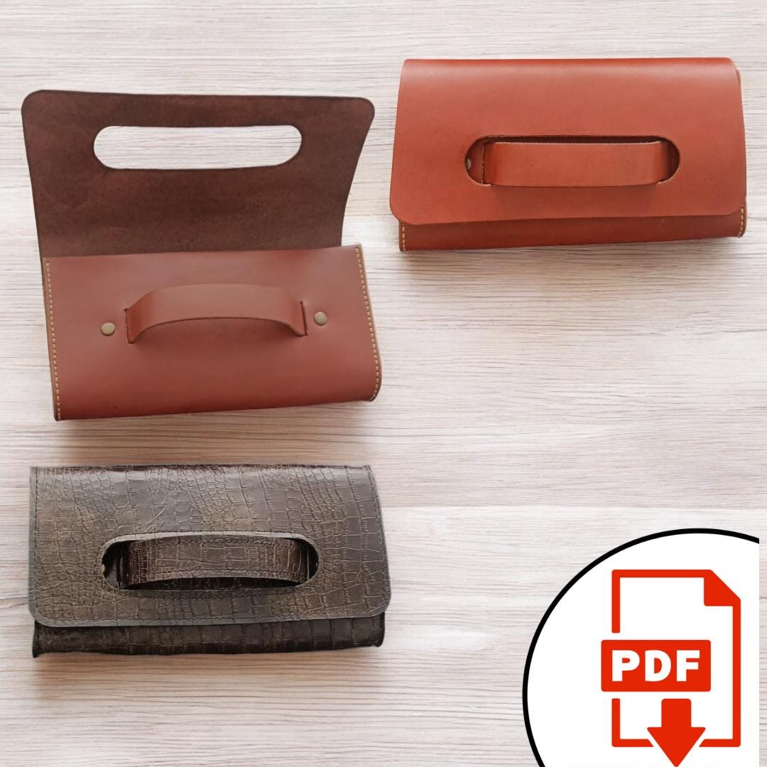 Portfolio Handbag Template - PDF Sewing Pattern for Stylish Clutches - Etsy