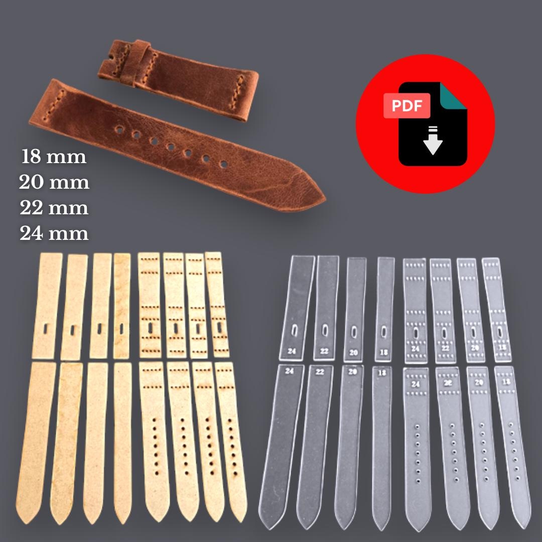 Watch Strap Templates - 4 Sizes PDF Sewing Patterns - Etsy