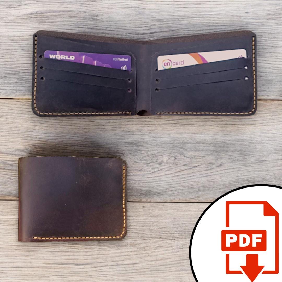 Leather Classic Men's Wallet Pattern Pattern - Leather Patterns - Pdf ...