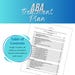 ABA Treatment Plan - Etsy