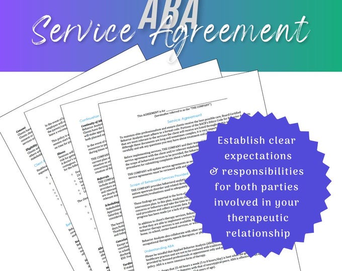 ABA Therapy Services Flyer Template | Canva - Etsy Canada