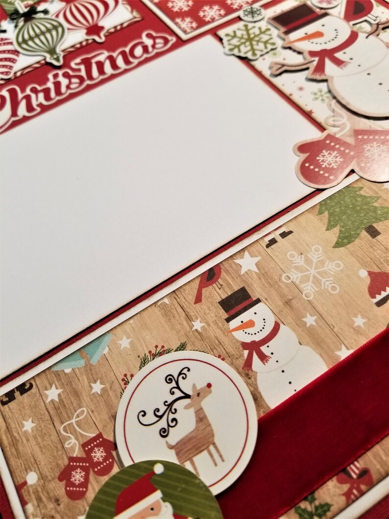 Merry Christmas Layout Kit - Etsy