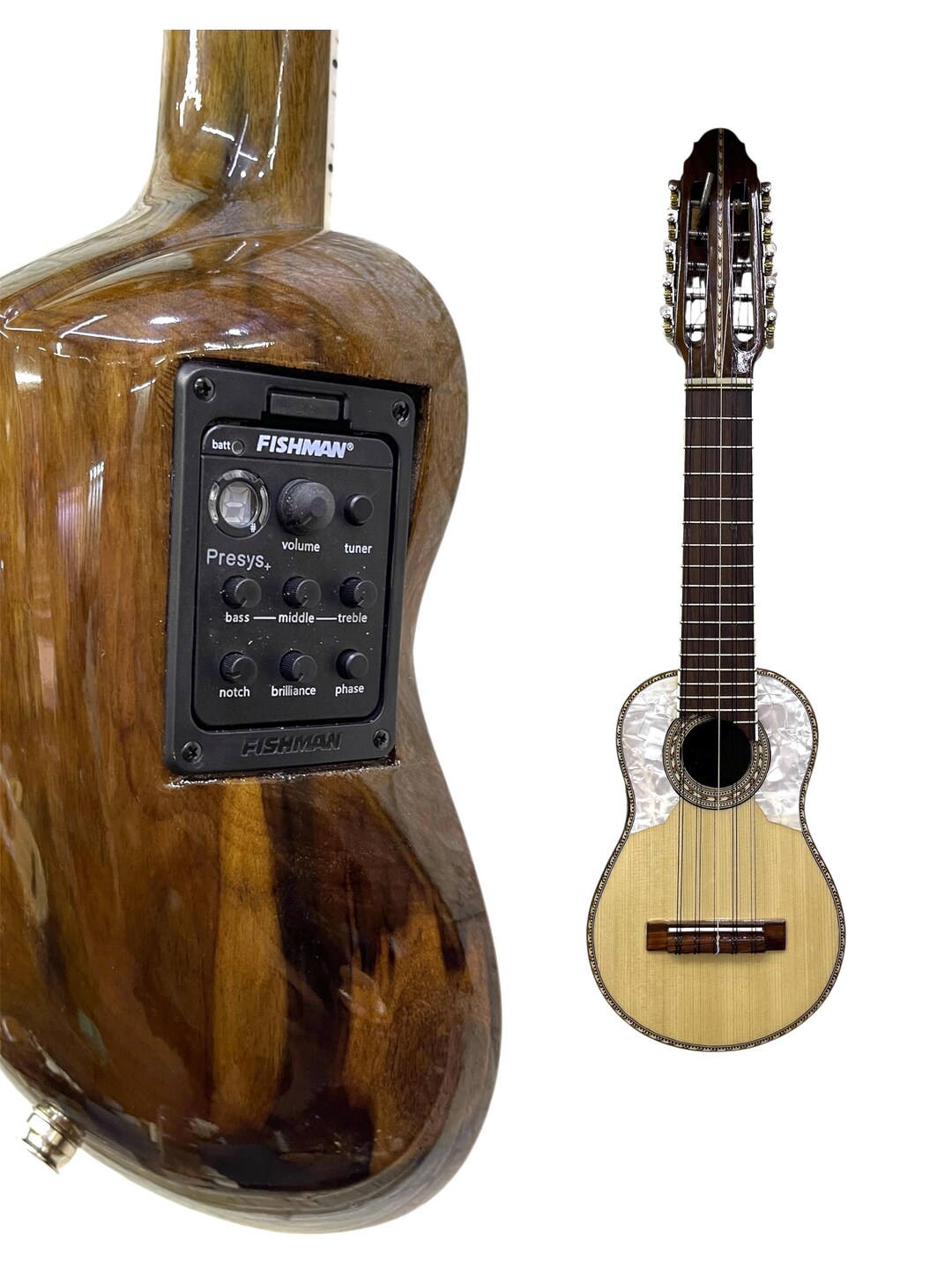 Electroacoustic Charango Made of Laurel Wood With Fishman Presys Plus ...