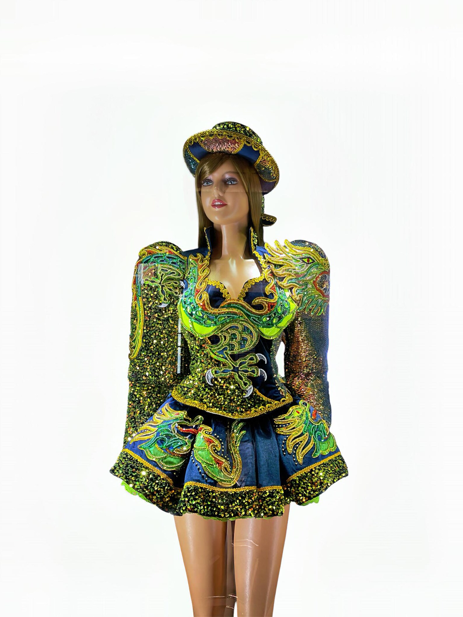 Handmade Peru Bolivian Caporal Costume – Folkloric Dance Outfit From ...