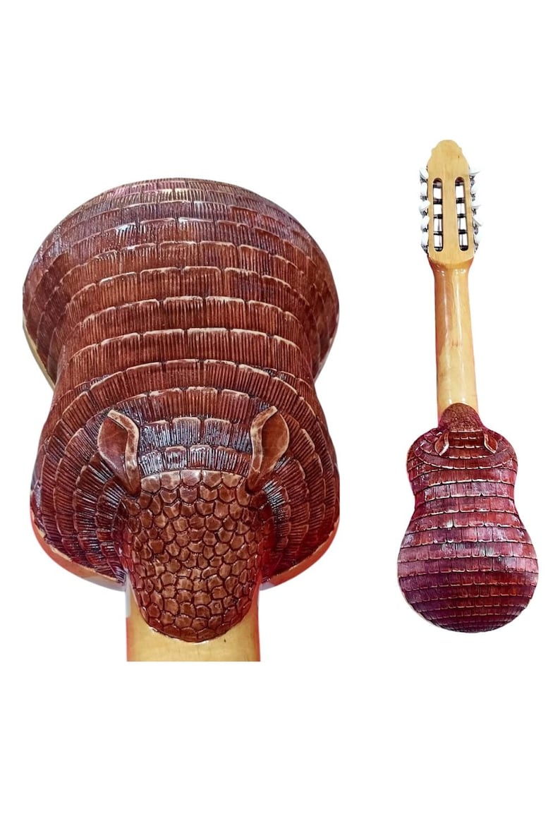 Armadillo Charango – Solid Naranjillo Wood Handmade Andean Instrument ...