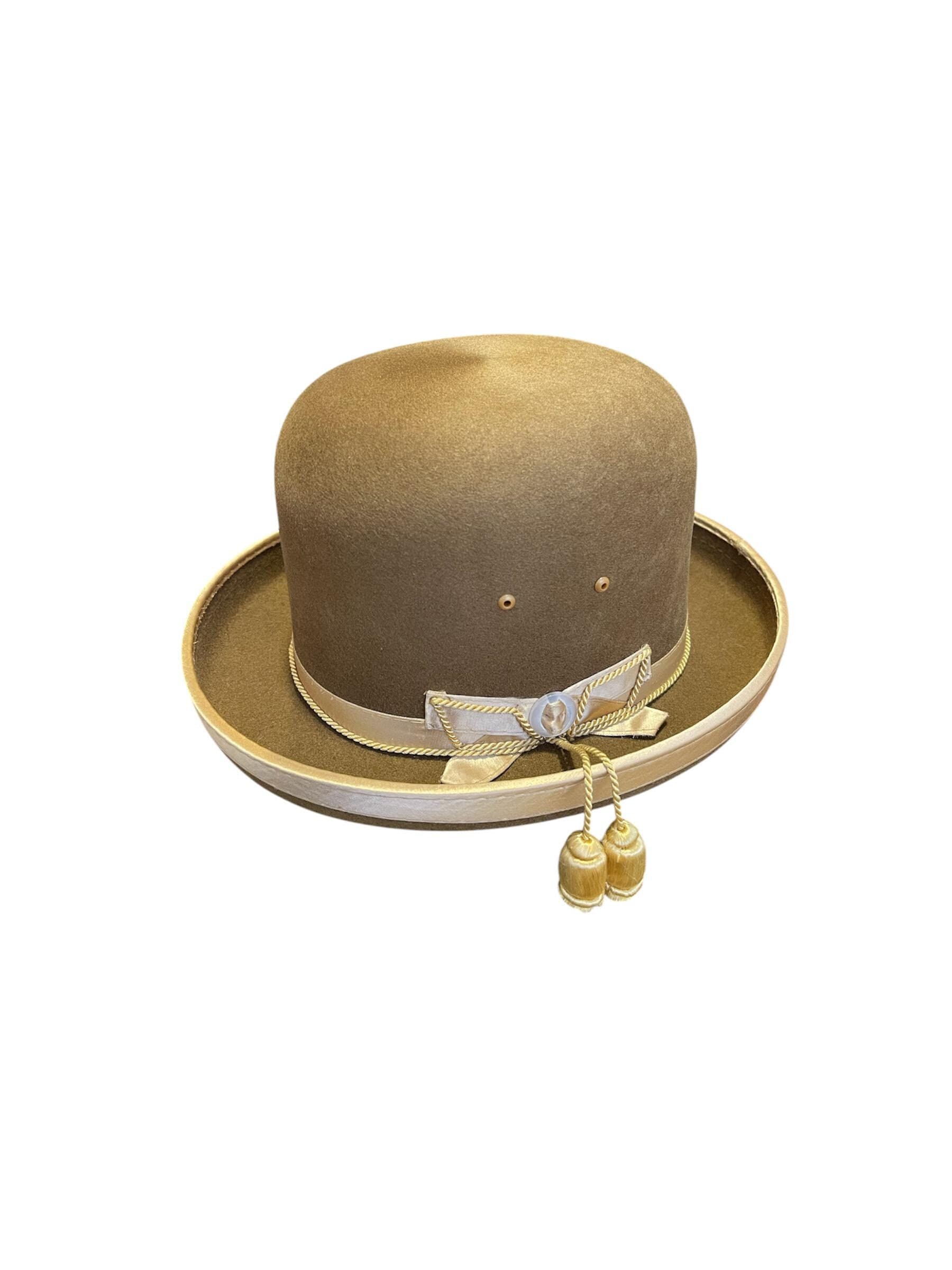 Handmade Bolivian Cholita Hat – Andean Traditional Bowler Hat – Elegant ...