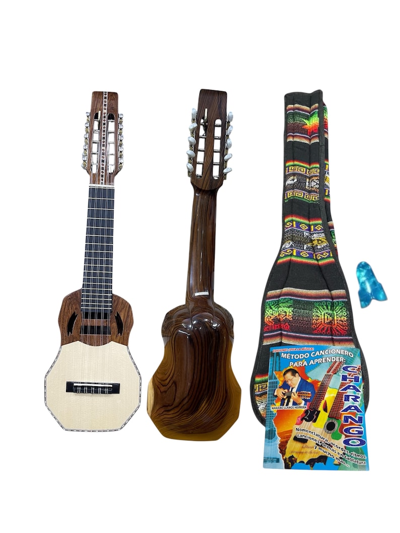 Professional Charango, One-piece Jacaranda, Double Top, Ebony ...