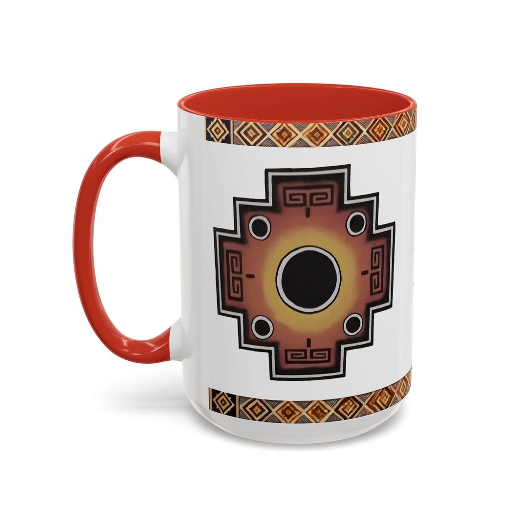 Personalized Chacana Mug | Andean Cross Design | Symbol of Pachamama ...