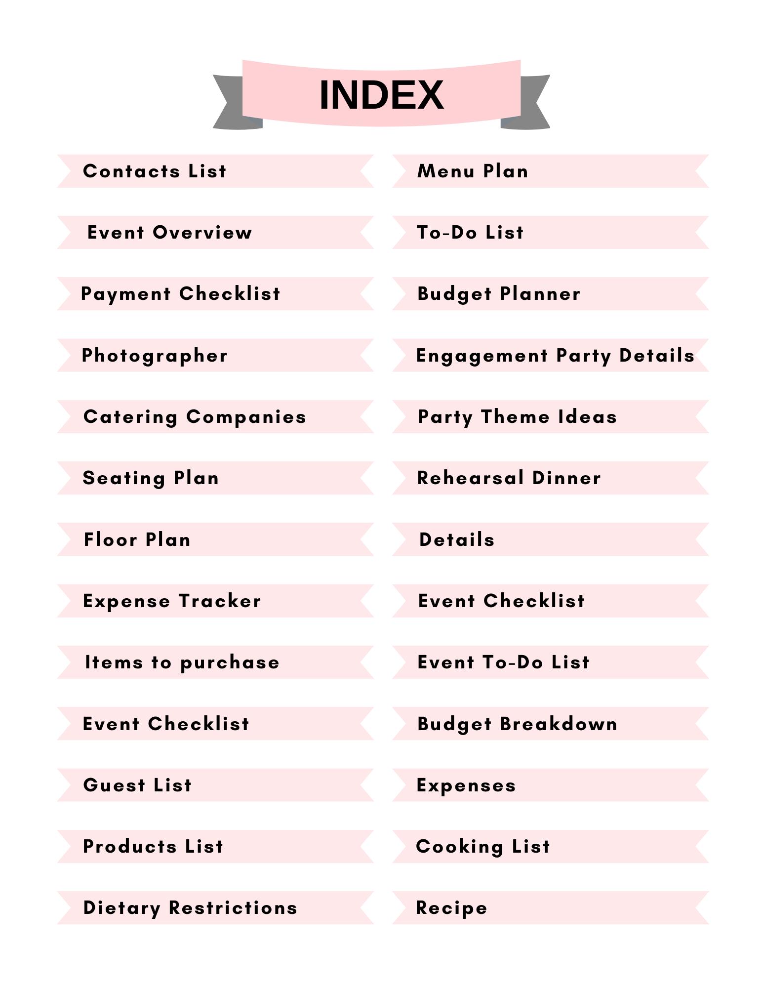 Editable Event Planner: Contract & Proposal Canva Template - Etsy