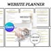 Website Planner Template | Printable Website Planner | Website Planner ...