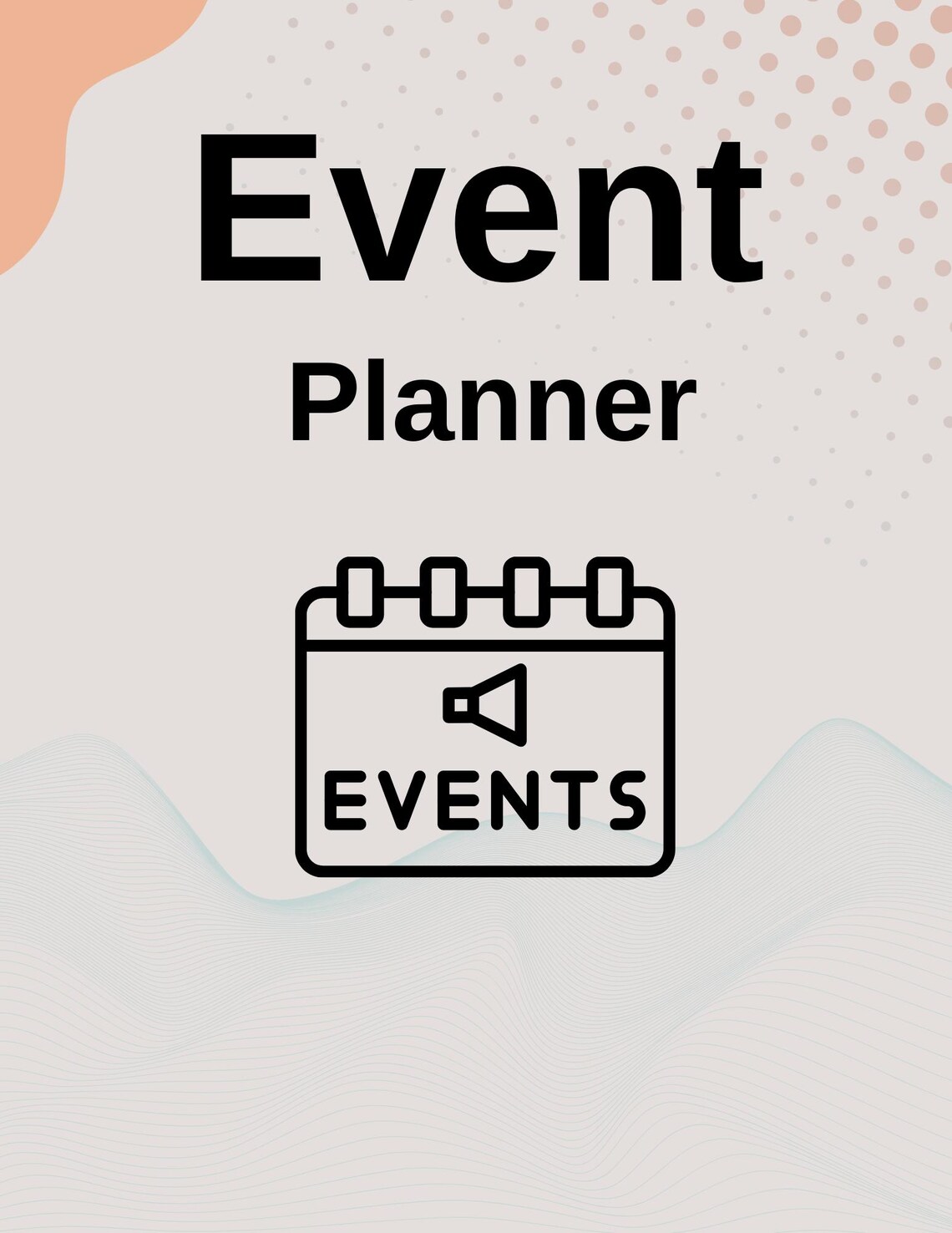 Editable Event Planner: Contract & Proposal Canva Template - Etsy