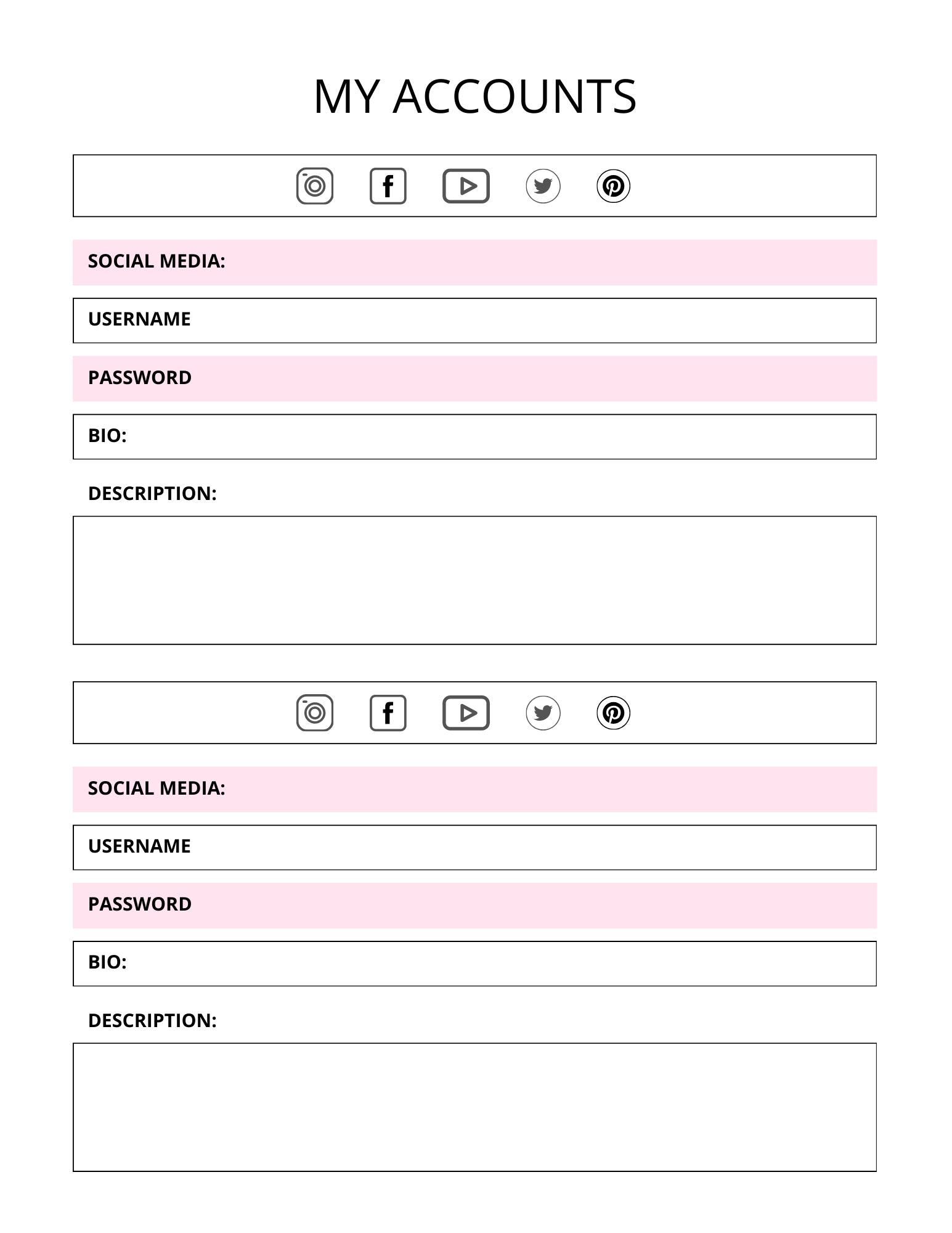 Marketing Planner – Business Strategy Planning Workbook (PDF) - Etsy