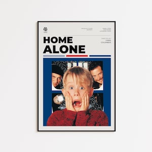Home Alone, Movie Poster, Minimalist Poster, Vintage Poster, Retro ...