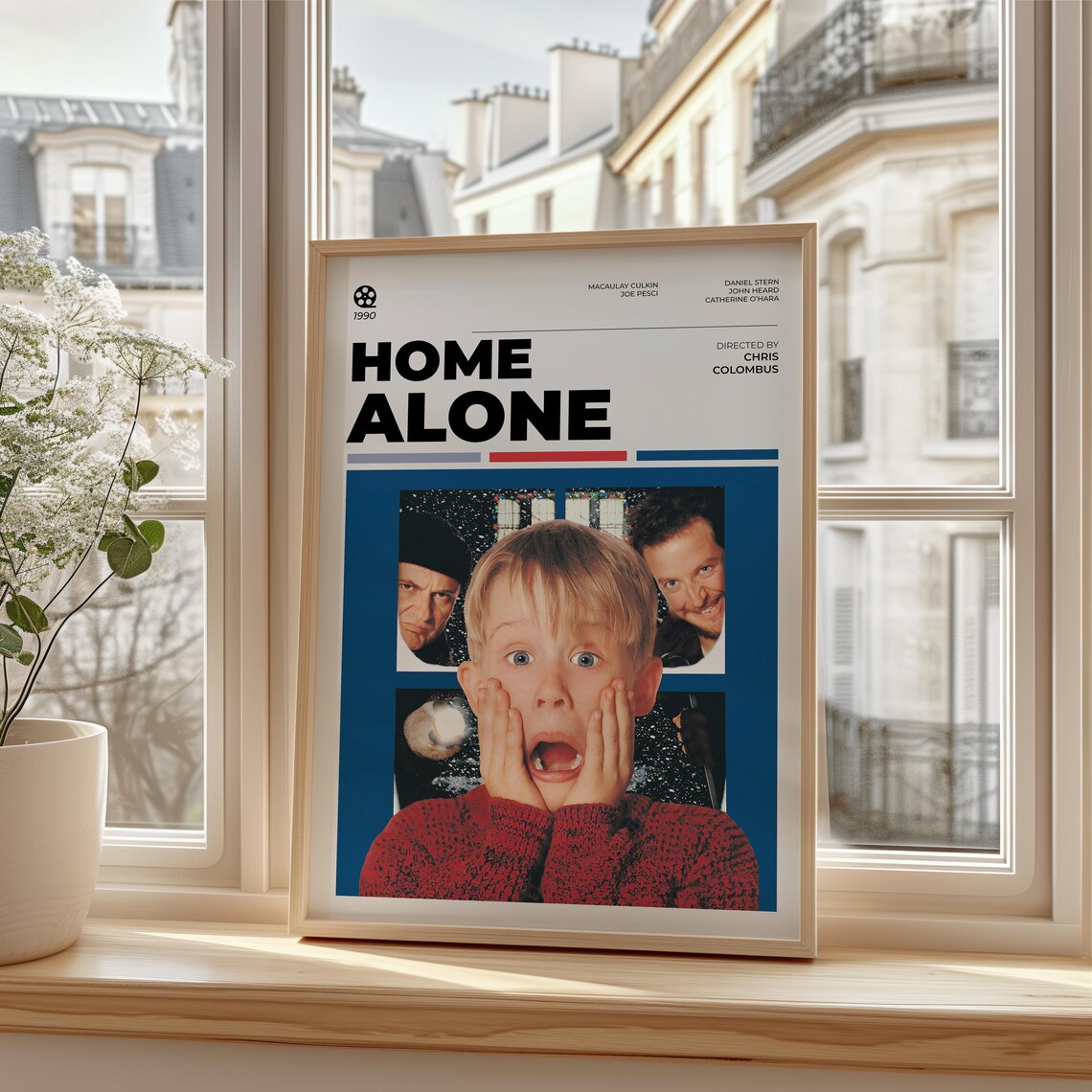 Home Alone, Movie Poster, Minimalist Poster, Vintage Poster, Retro ...