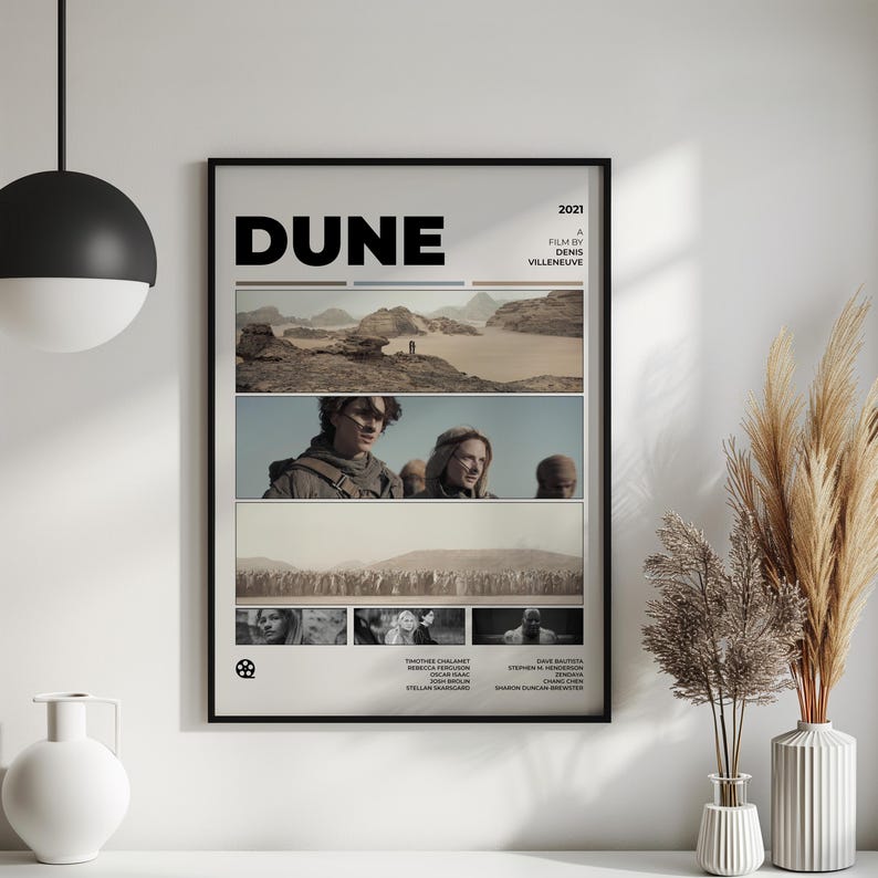 Dune, Movie Poster, Minimalist Poster, Vintage Poster, Retro Poster ...