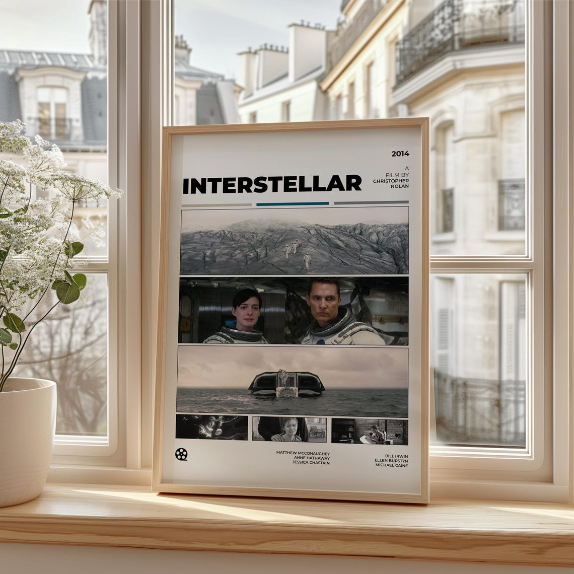 Interstellar, Movie Poster, Minimalist Poster, Vintage Poster, Retro ...