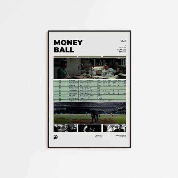 Moneyball Minimal Poster