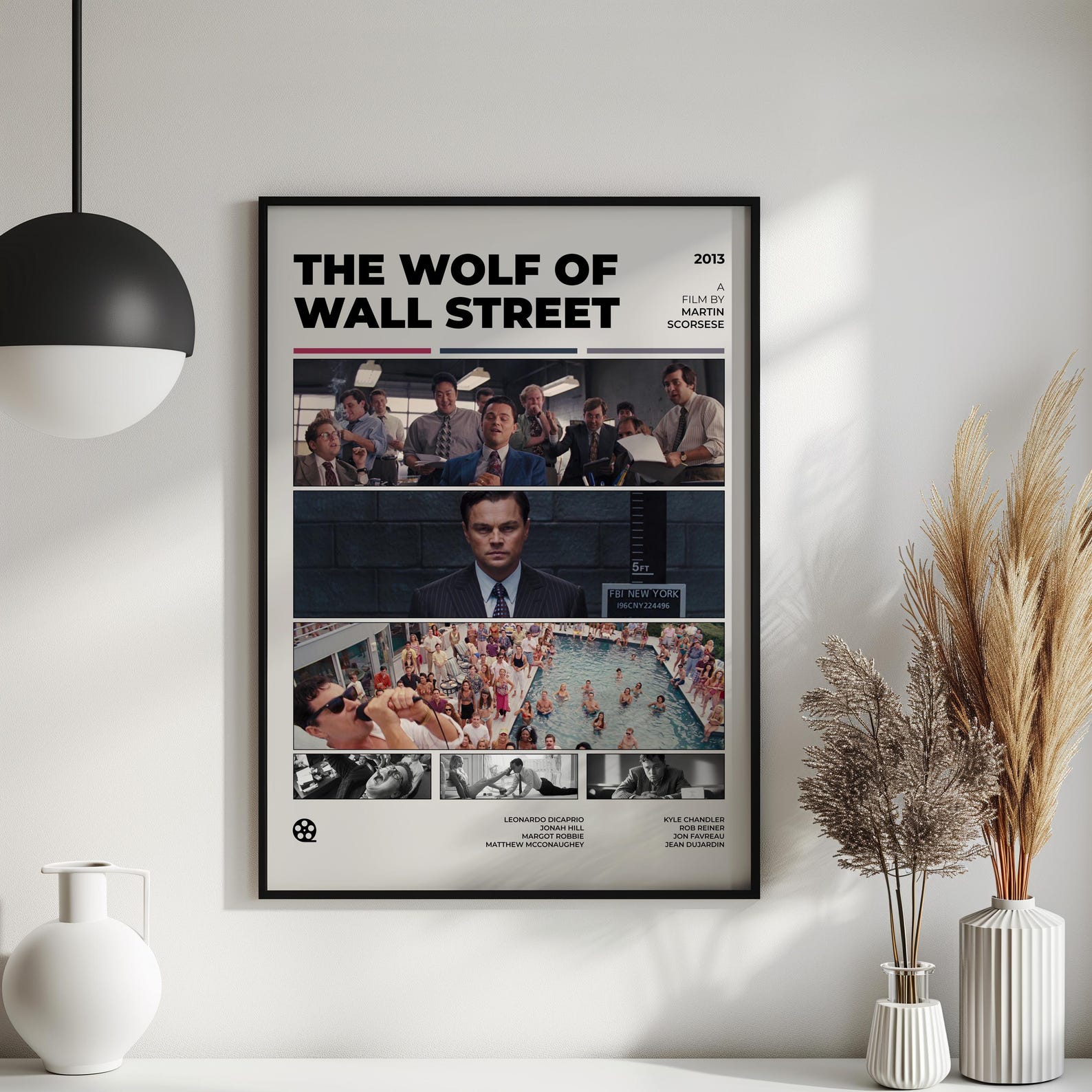 The Wolf of Wall Street, Movie Poster, Minimalist Poster, Vintage ...
