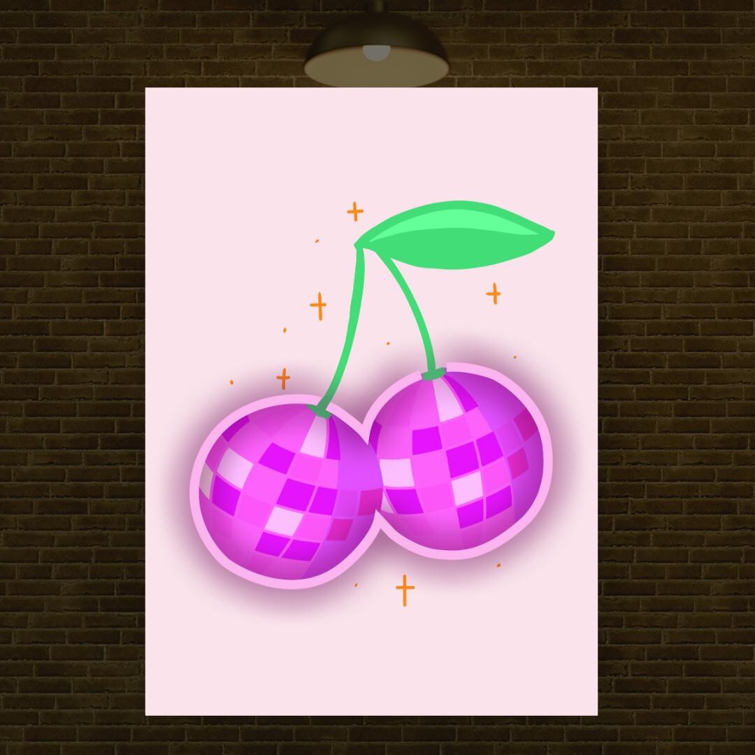 Cute Cherry Neon Sign, Custom Fruit LED Neon Light, Fruit Neon Sign ...