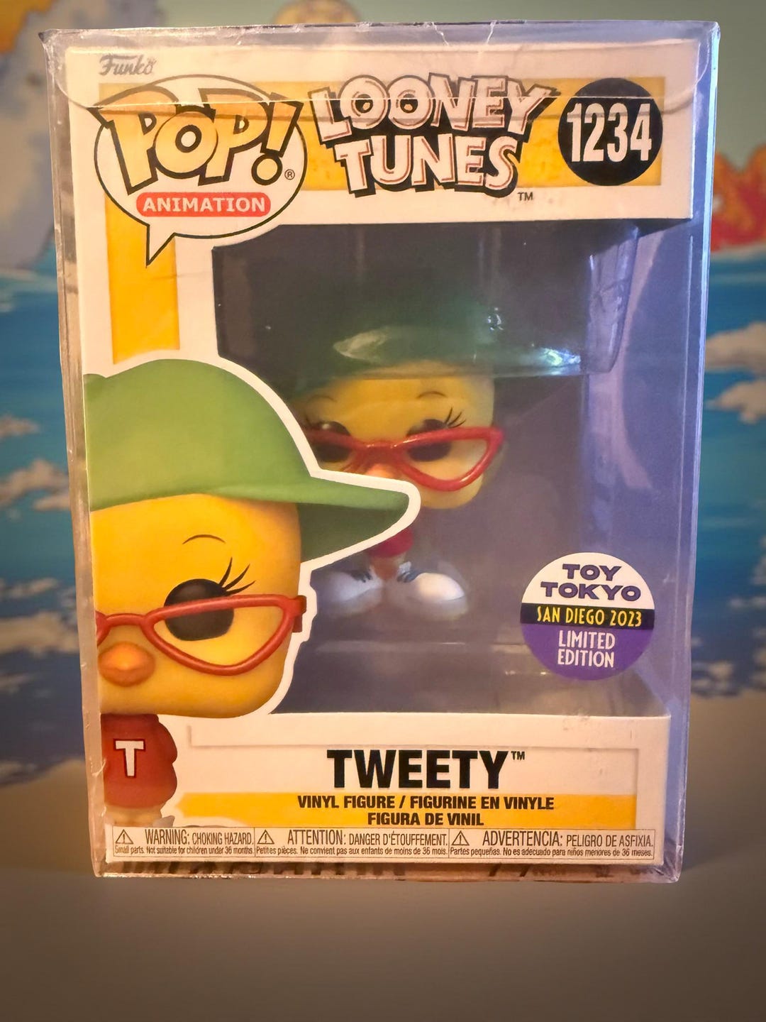 Funko Pop! #1234 Looney Tunes Tweety Toy Tokyo San Diego 2023 Limited ...
