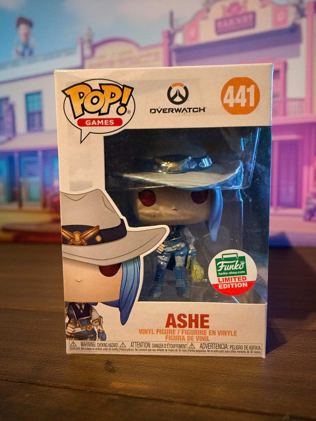 Ashe Funko Pop! #441 Games Overwatch Funk Shop Exclusive Limited ...