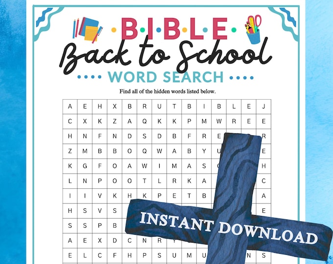 Bible Back to School Mad Libs Game for Homeschool Student | Printable ...