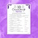 Ten Commandments Trivia Game | Printable for Church Youth Group, Adults ...