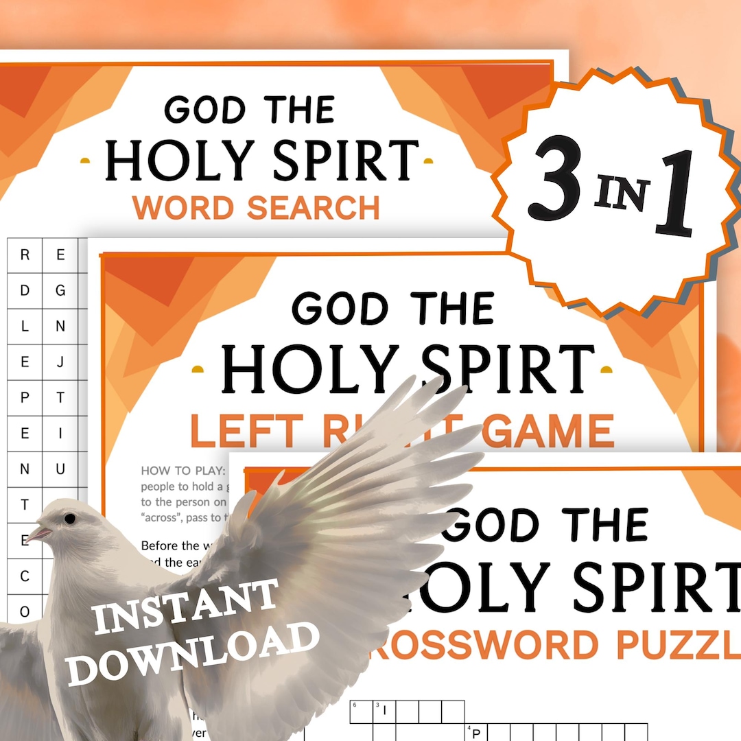 God the Holy Spirit Games BUNDLE | Learn About the Holy Ghost 3 ...