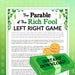 The Parable of the Rich Fool Left Right Game | Printable for Church ...