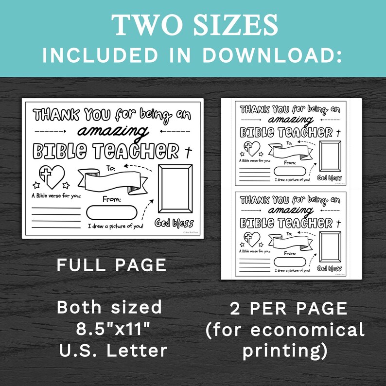Bible Teacher Appreciation Coloring Page | Printable Children's ...