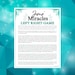 Jesus' Miracles Left Right Game | Printable for Church Kids Teens ...