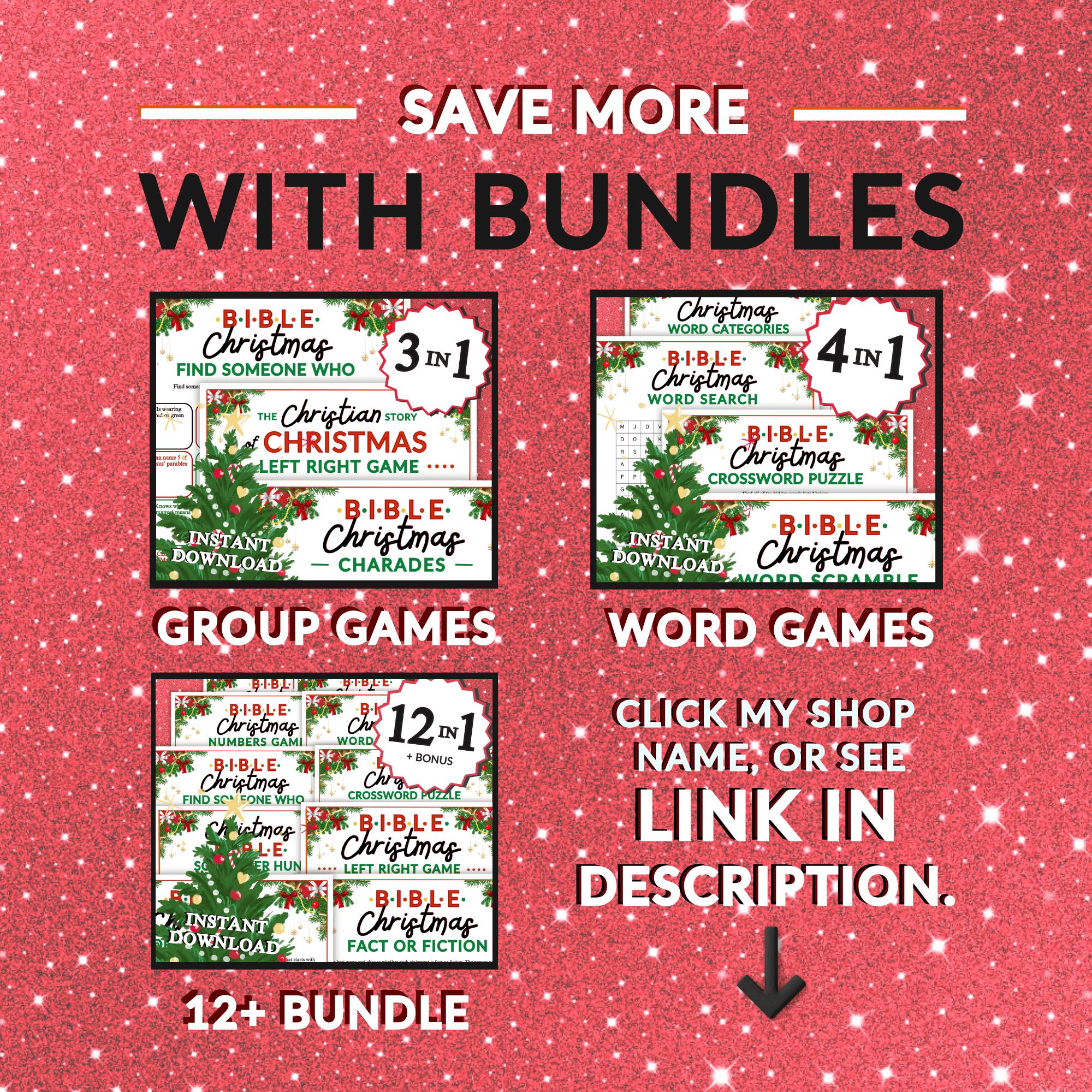 Bible Christmas Crossword Puzzle | Nativity Printable for Church Kids ...