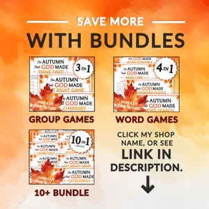 Autumn Blessings Left Right Game | Fall Printable for Church Kids Teens ...