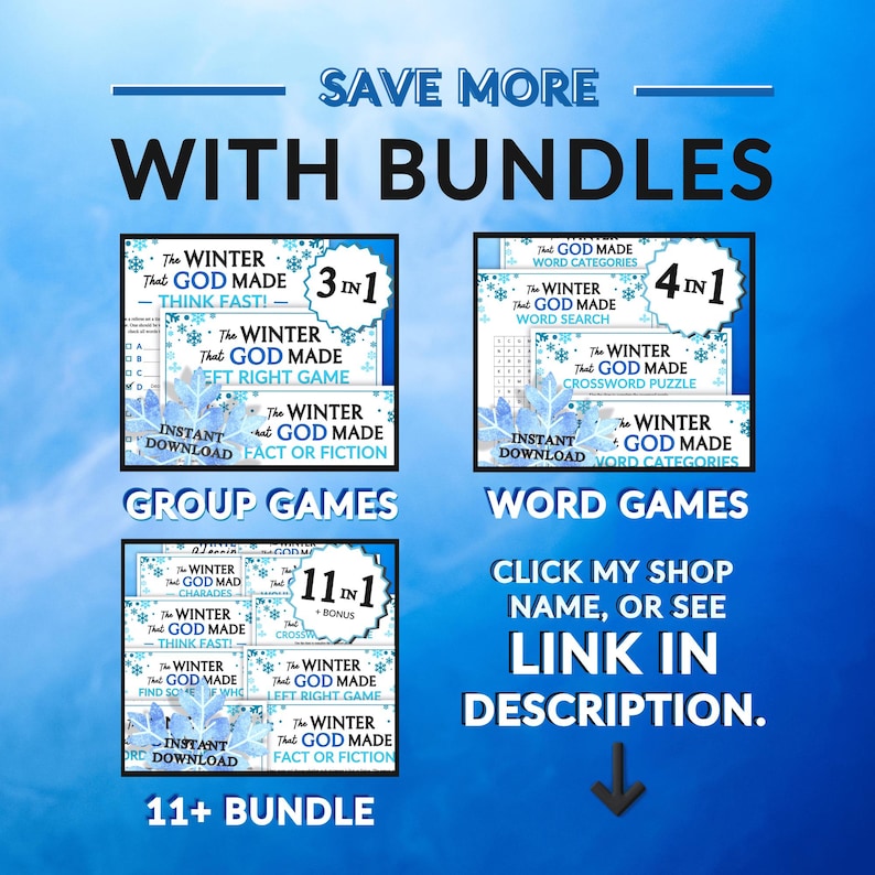 The Winter That God Made Fact or Fiction Game | Printable for Church ...