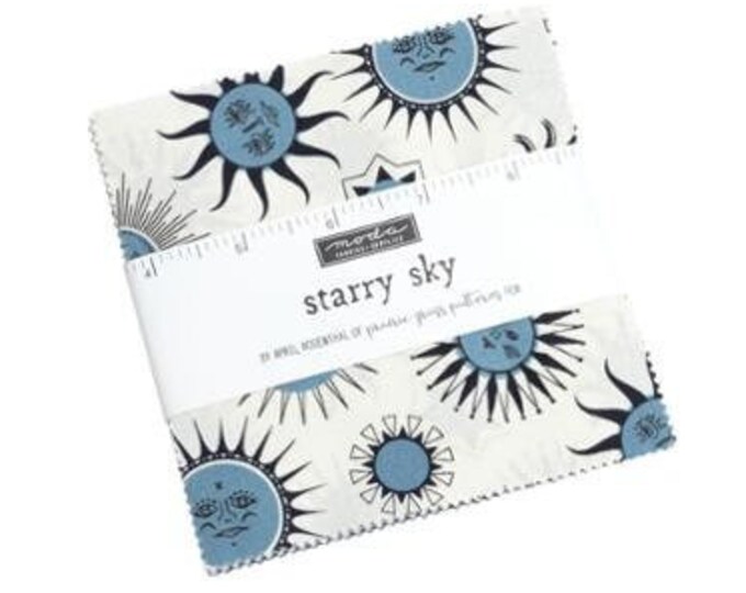Starry Sky Charm Pack by April Rosenthal, Prairie Grass, Moda Fabrics ...