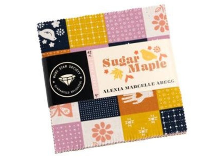 Sugar Maple Charm Pack by Alexia Abegg of Ruby Star Society, Precuts ...