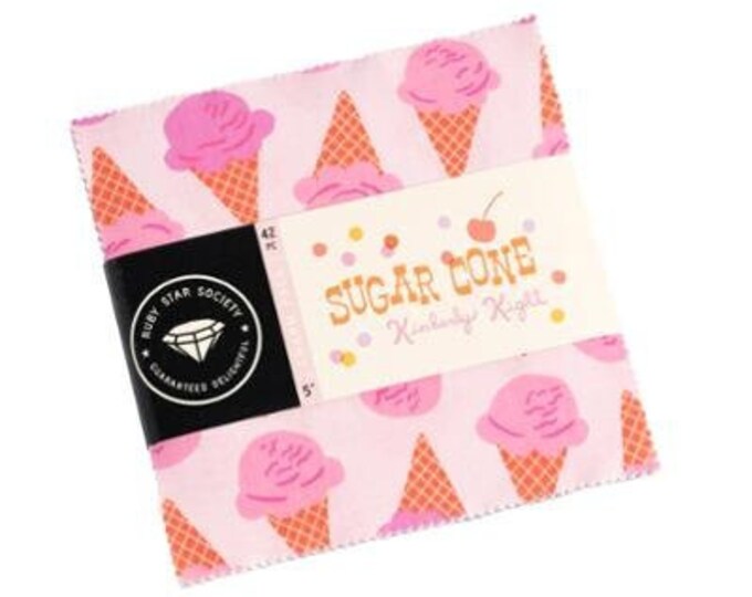 Sugar Cone Charm Pack by Kimberly Kight of Ruby Star Society, Precuts ...