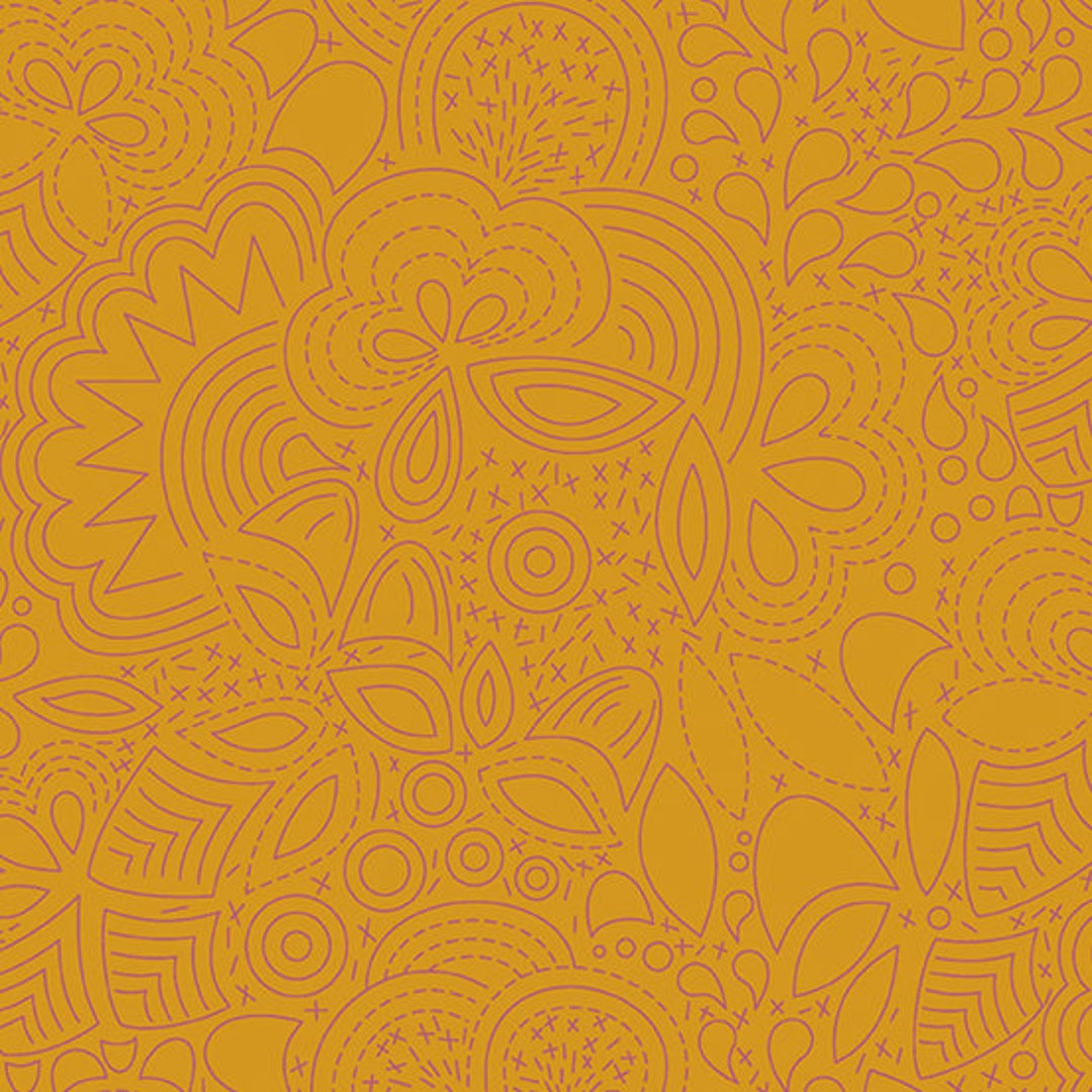 Penny Sun Print 2020 Stitched Pattern, Alison Glass, 1/2 Yd, a Great ...