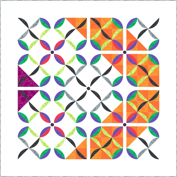 Orange Peel Quilt Pattern - Etsy