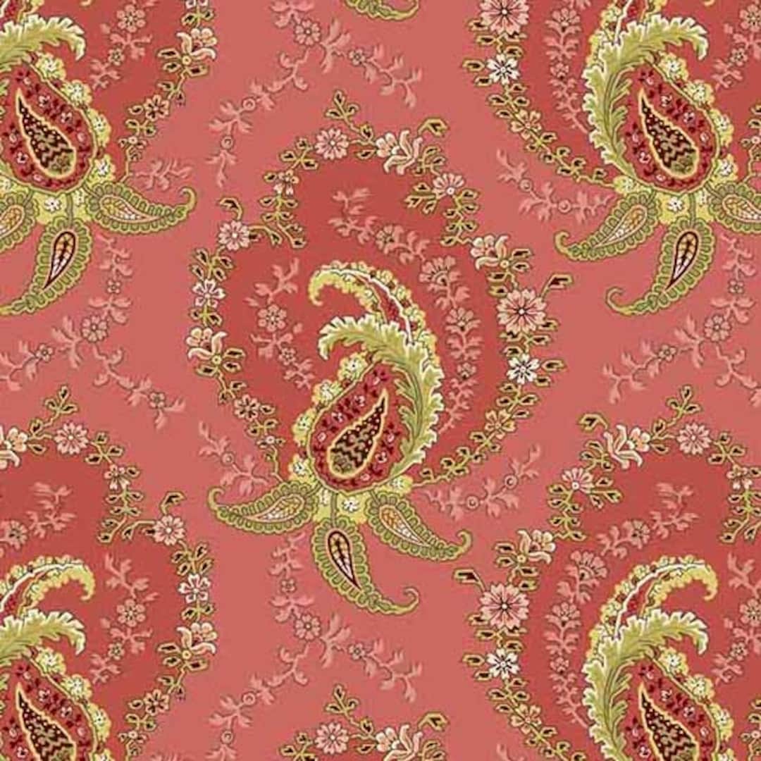 Primrose- Edyta Sitar - Laundry Basket, Color- Rose, Pattern- Paisley ...