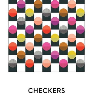 Checkers Quilt Pattern by Nicole Daksiewicz, 4 Sizes in Pattern: Baby ...