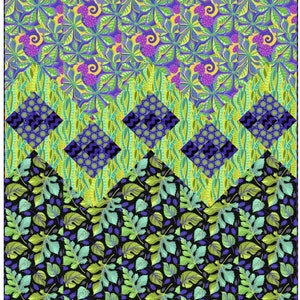 Delirious Dots Blue A New Leaf by Jane Sassaman for Free Spirit Fabrics ...